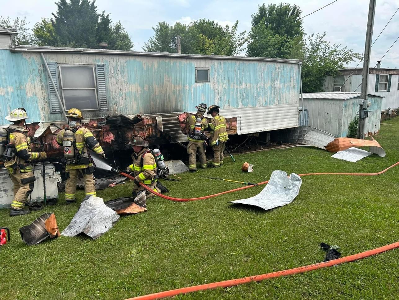 Mobile Home Fire on William Talcott Lane - Maugansville Goodwill ...